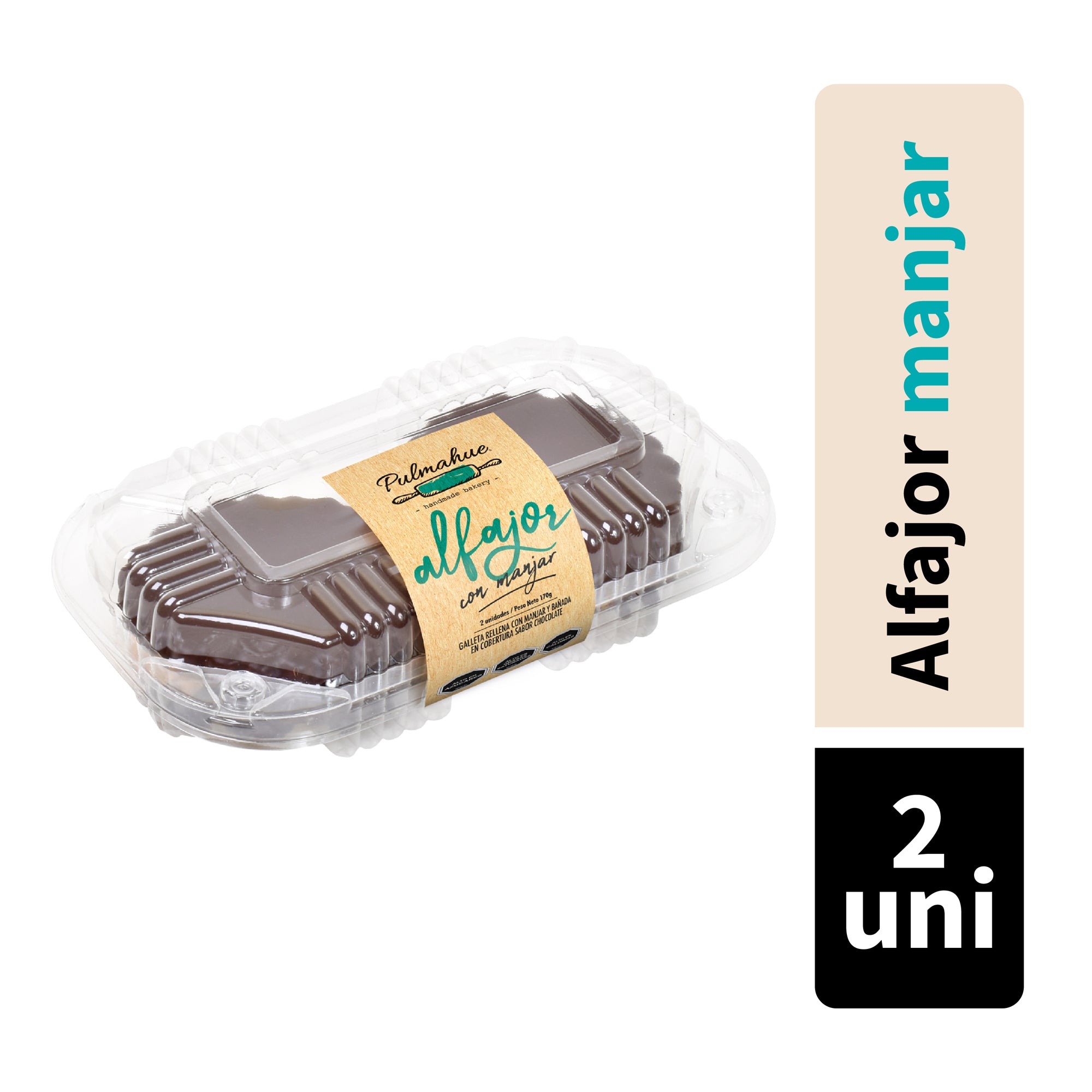 Alfajor Manjar 2 unidades Display – Pulmahue