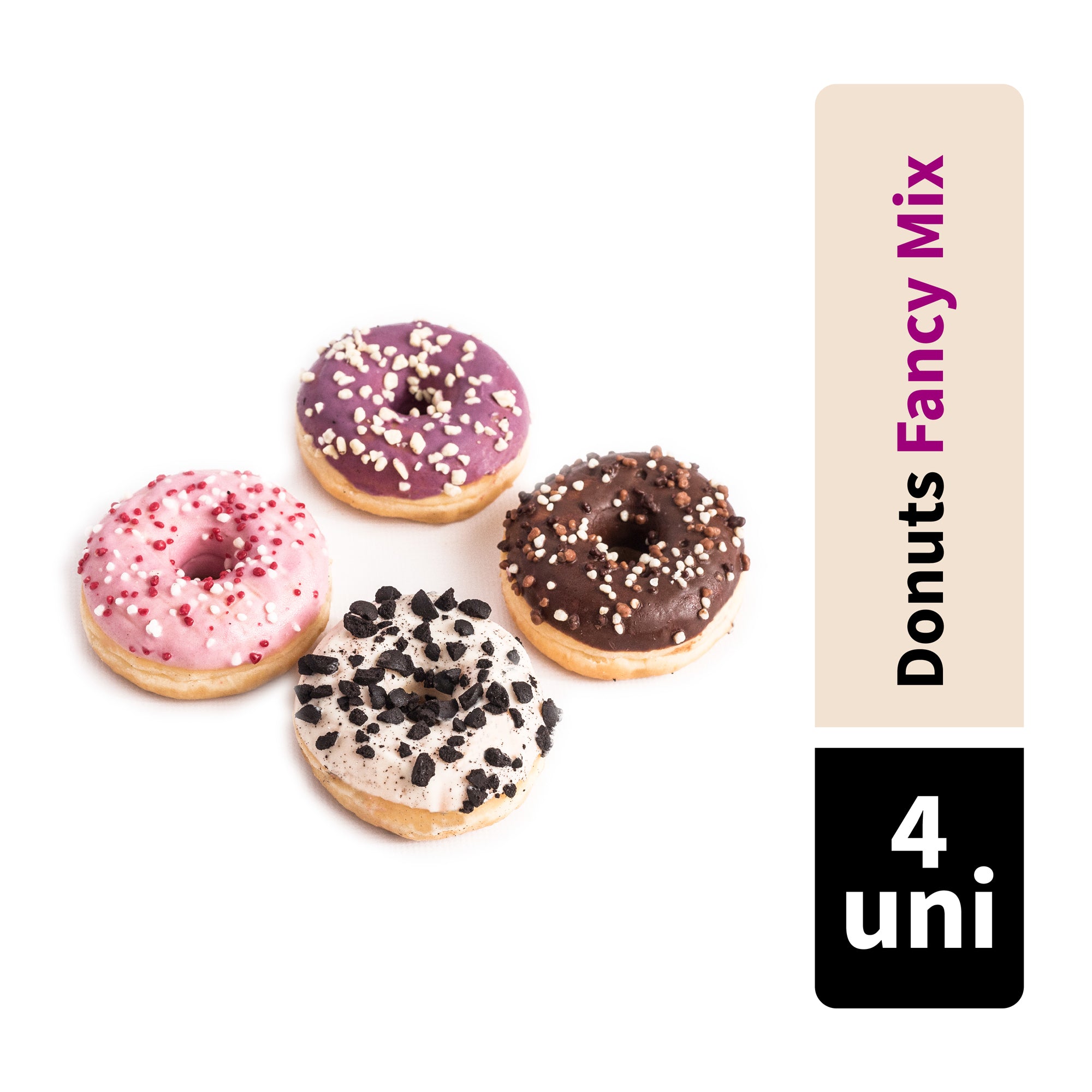 Donuts Fancy Mix Dots 4 sabores en una caja – Pulmahue